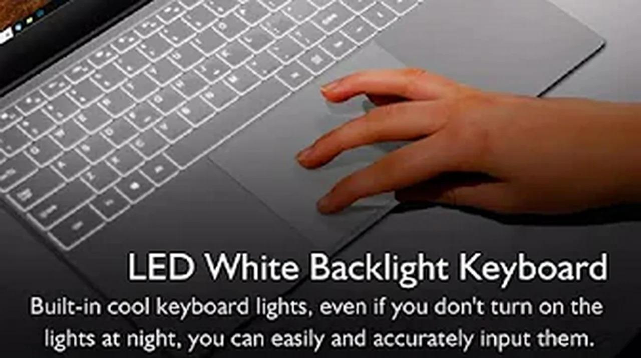 Laptop with Backlit Full Layout Keyboard Metal Cover Notebook 1080 ...