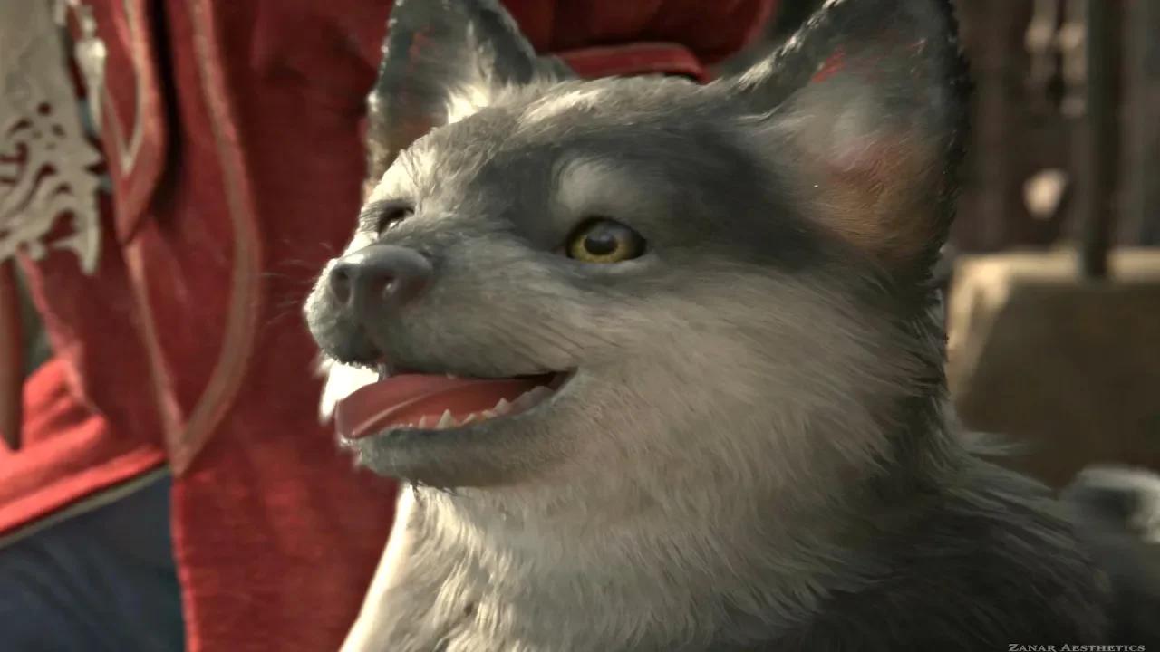 Final Fantasy 16 - All Torgal Puppy Scenes (Clive's Best Friend Doggo ...