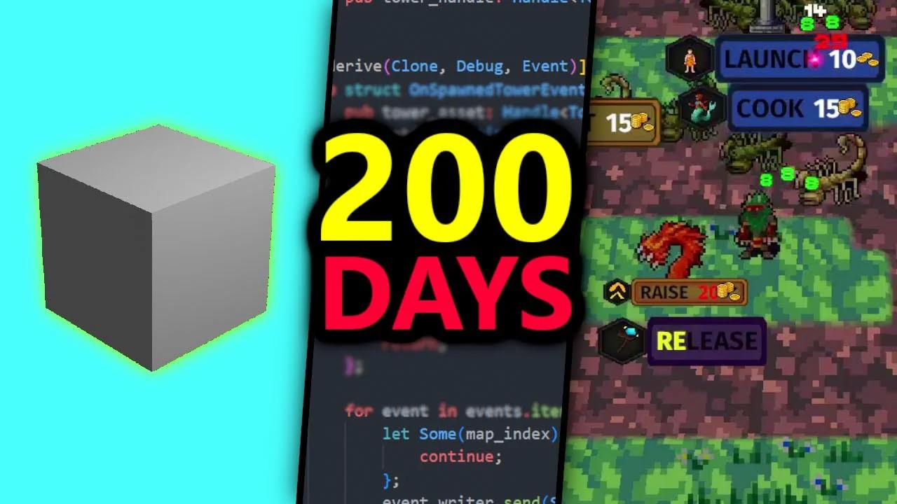 200 Days Of Game Development Progress