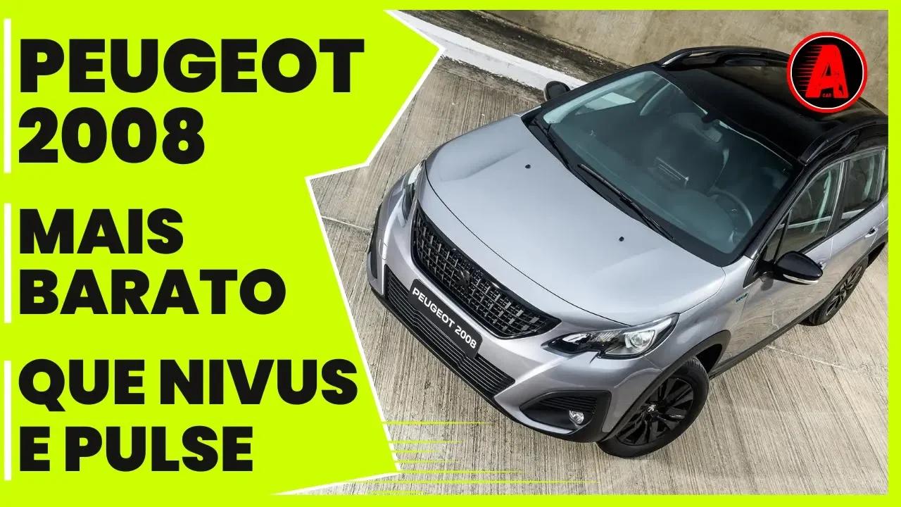 Peugeot 2008 2023 vem bem equipado e com nova versão - Mais barato que Nivus e Pulse