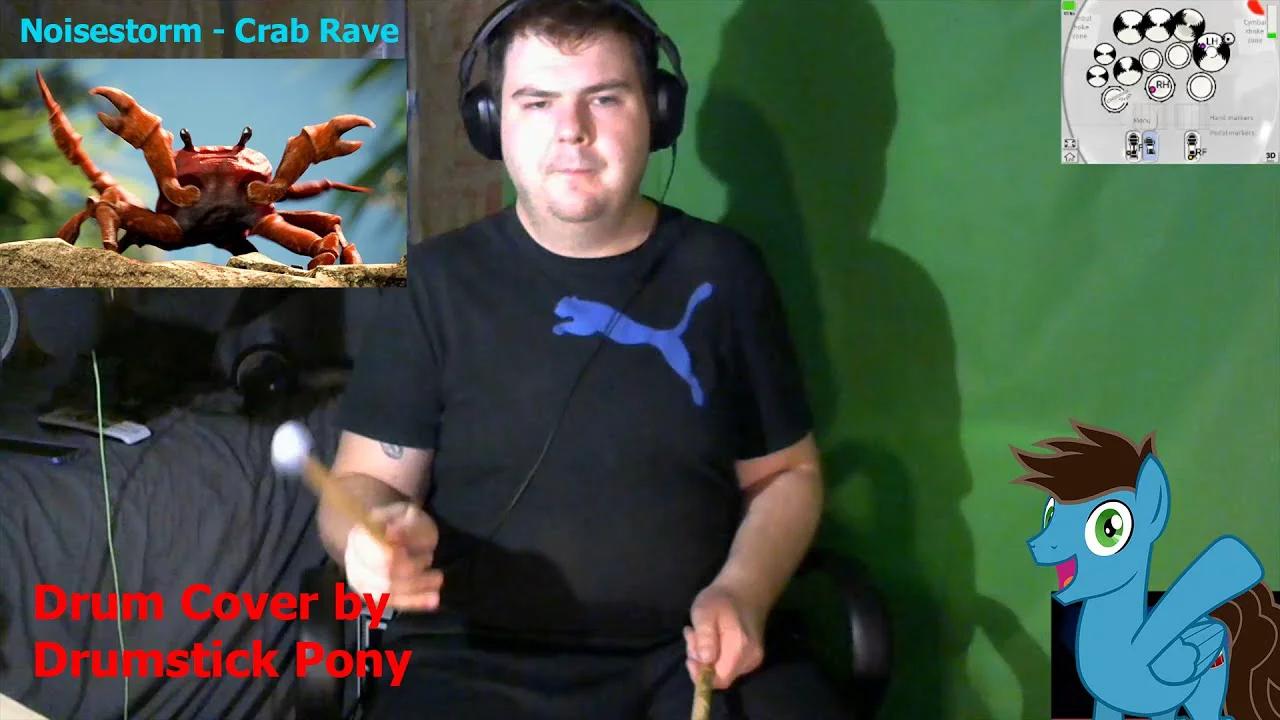 Noisestorm - Crab Rave - Drum Cover by Drumstick Pony