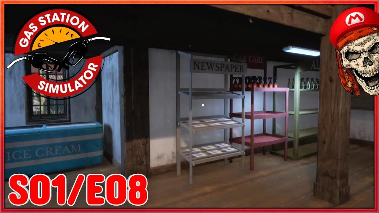 GAS STATION SIMULATOR 🚔 S01|E08: Zeitungen und Autopflege | German Let's Play