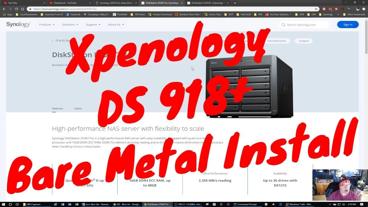 Xpenology DS918+ Bare Metal Install