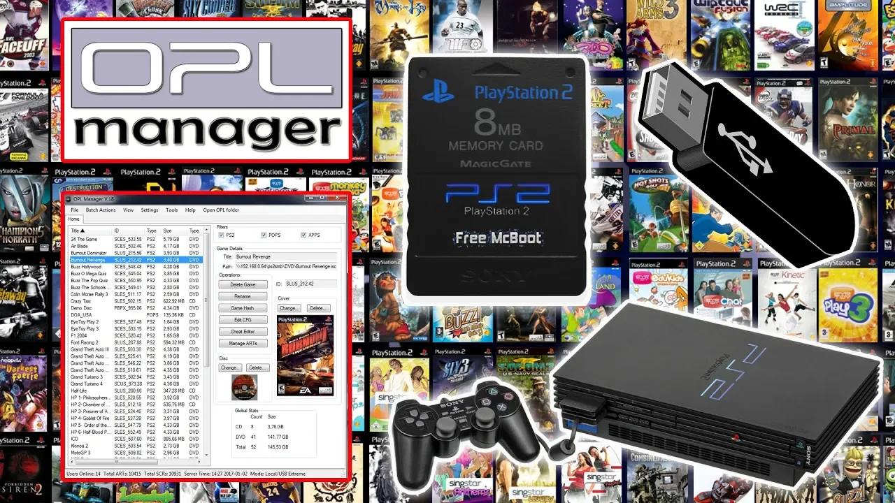 OPL MANAGER NUEVA VERSION LA MEJOR HERRAMIENTA DE PC PARA PS2