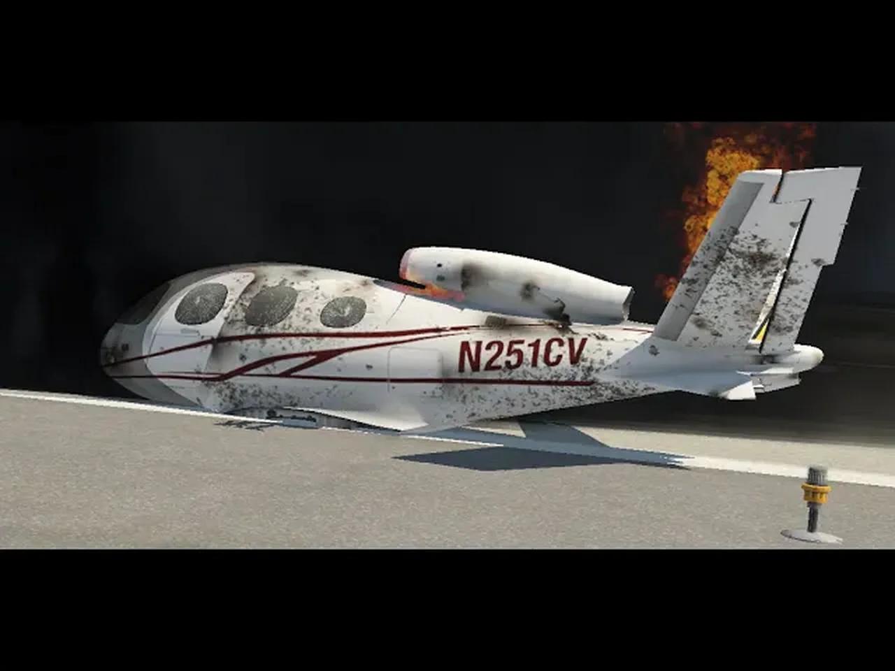 Vision Jet upside down landing plus a shoutout to @AlexGamz121