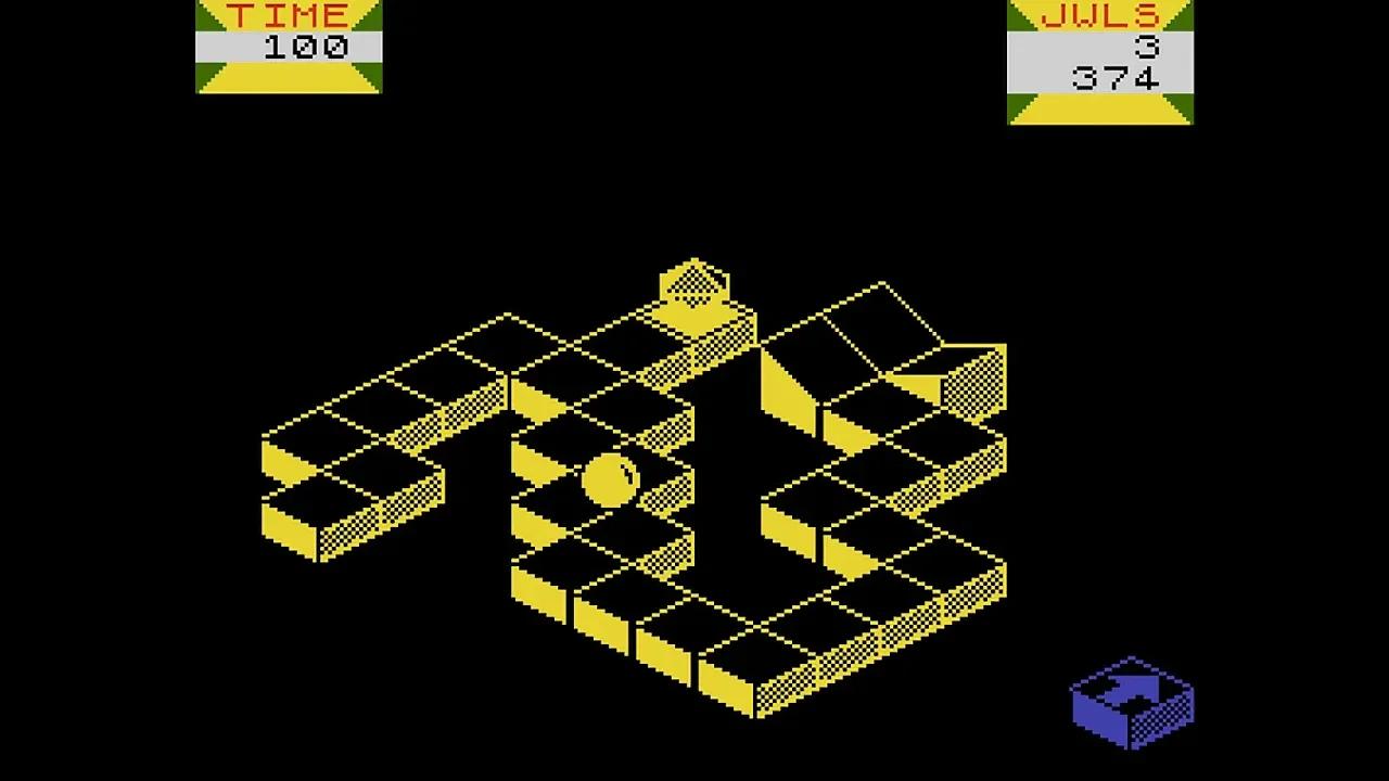 Sharp MZ-800 Game: Spindizzy (1986)