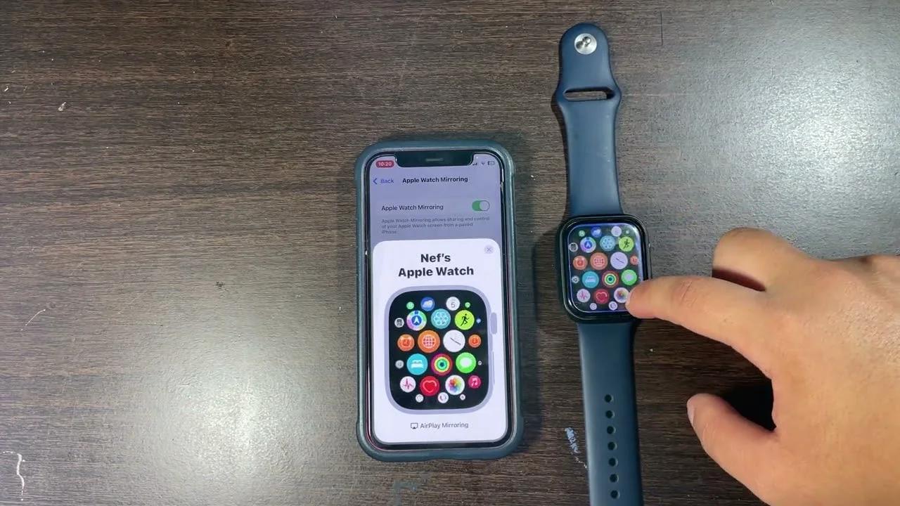 How to screen record apple watch on iPhone