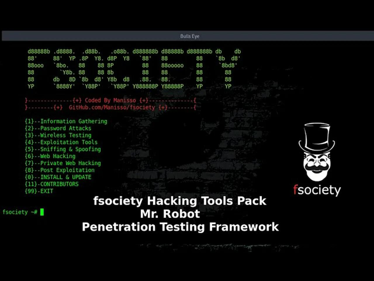 fsociety Hacking Tools Pack Penetration Testing Framework