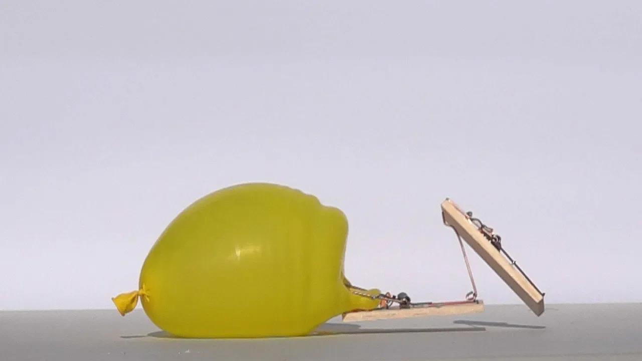 Water Balloon vs Mouse Trap at 1000FPS - Sony RX10 Mark 4 - Slow Motion ...