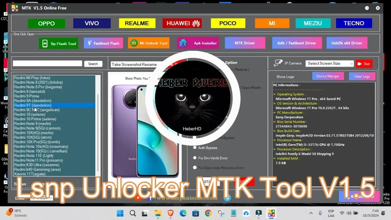 Lsnp Unlocker MTK Tool V1 5 (DEBLOQUEA BOOTLOADER FREE)