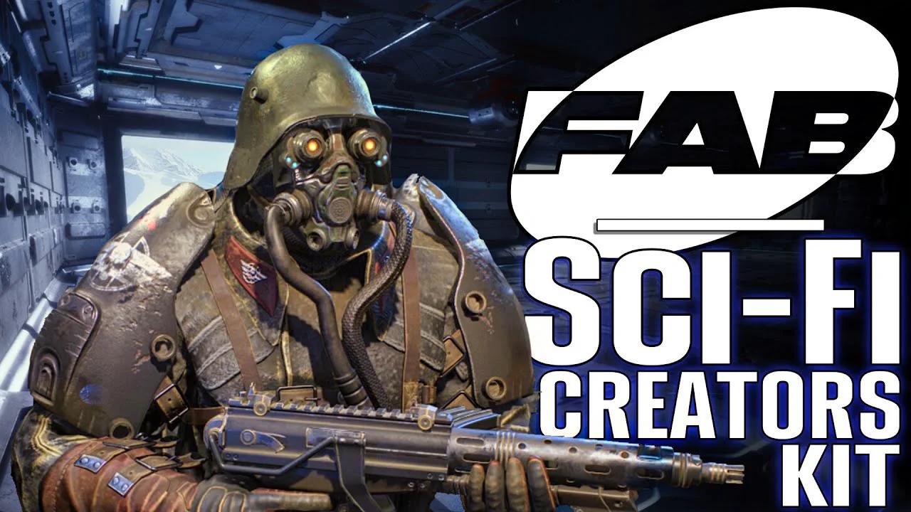 Sci-Fi Creators Kit - The First Fab Bundle! [100% Unreal + 50% Unity - Exportable to Godot]