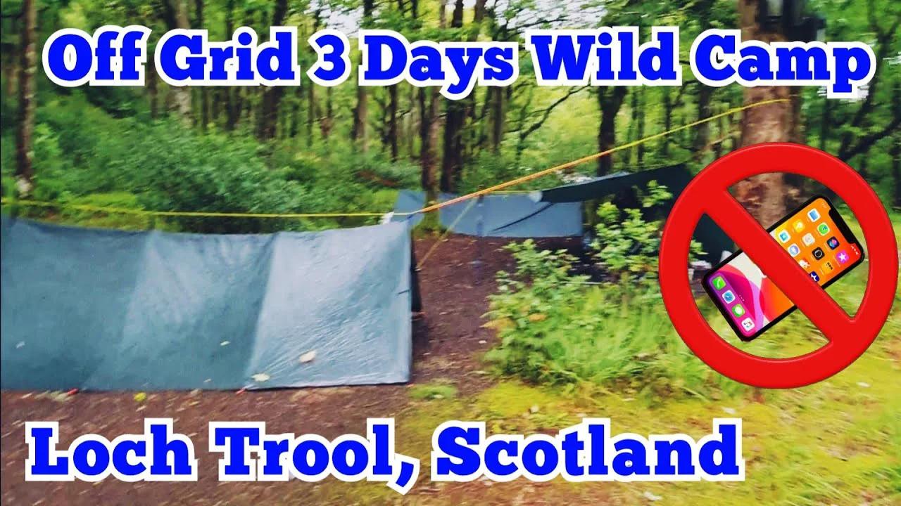 Scotland Off Grid Wild Camping with Tarps for 3 Days [The Real Scotland]