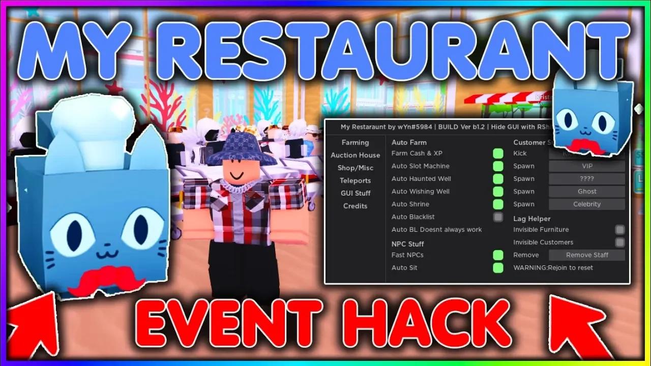 [COMPLETE EVENT] My Restaurant Script Hack 👽 Fast Auto Farm, Give ...