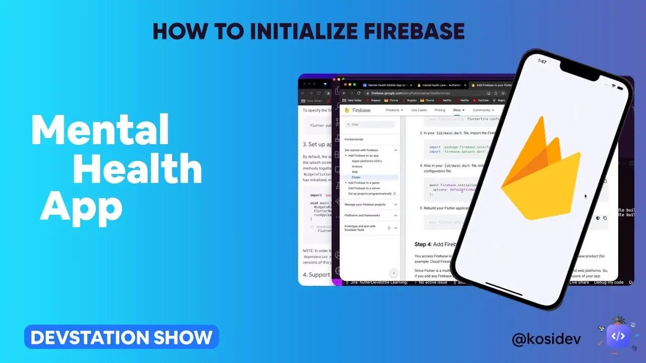 How To Initialize Firebase Flutter App 2022 Flutter App Shorts