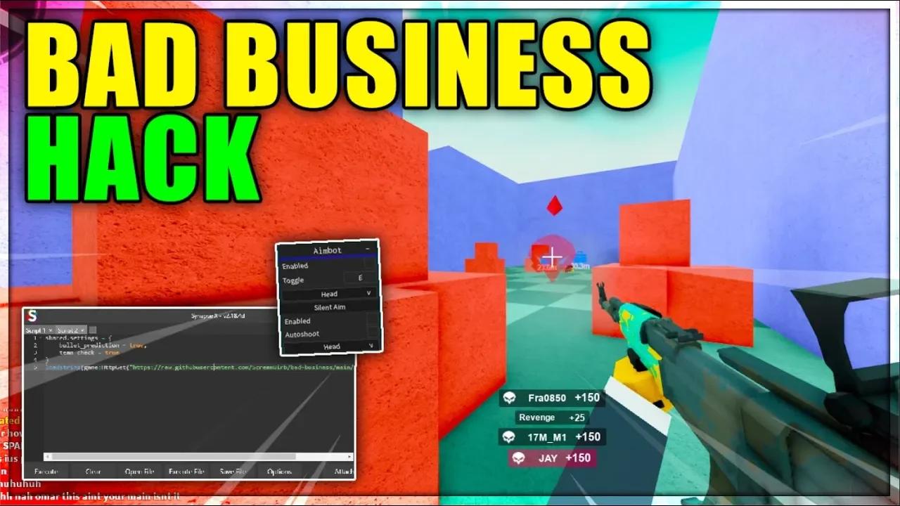Bad Business Script Hack *PASTEBIN* | Silent Aimbot & More!