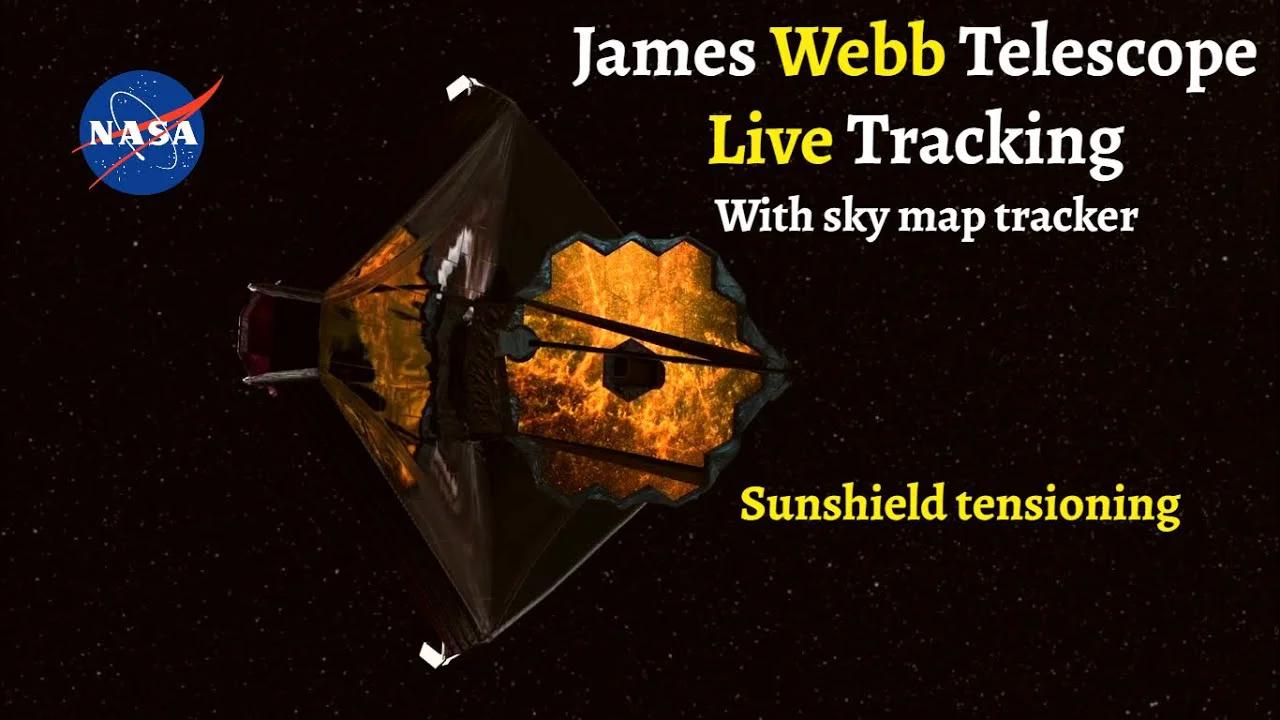 James Webb Space Telescope Live Tracking (With Sky Map) / Where is James Webb? #NASA