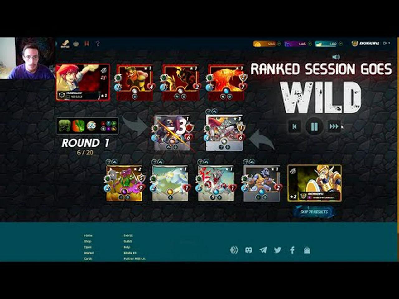 Splinterlands || Ranked session goes WILD