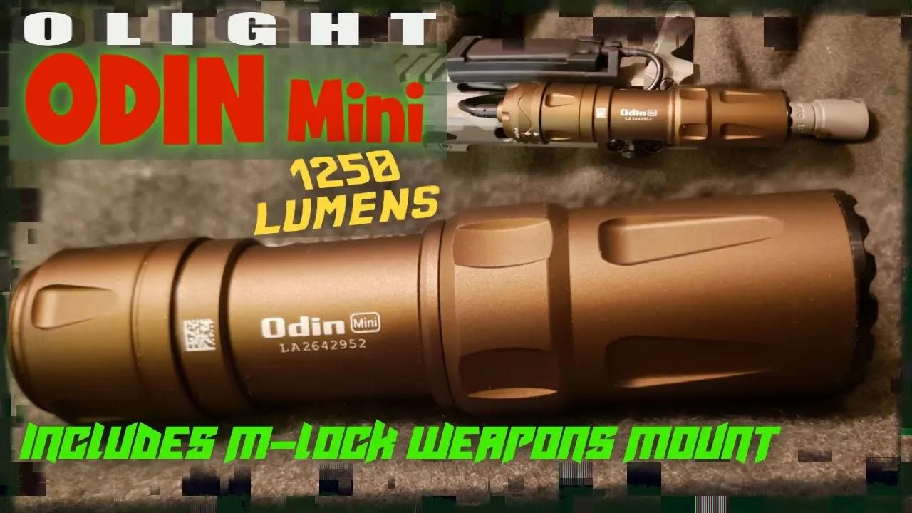 Olight ODIN mini, 1,250 lumen light with m-lok mount and pressure ...