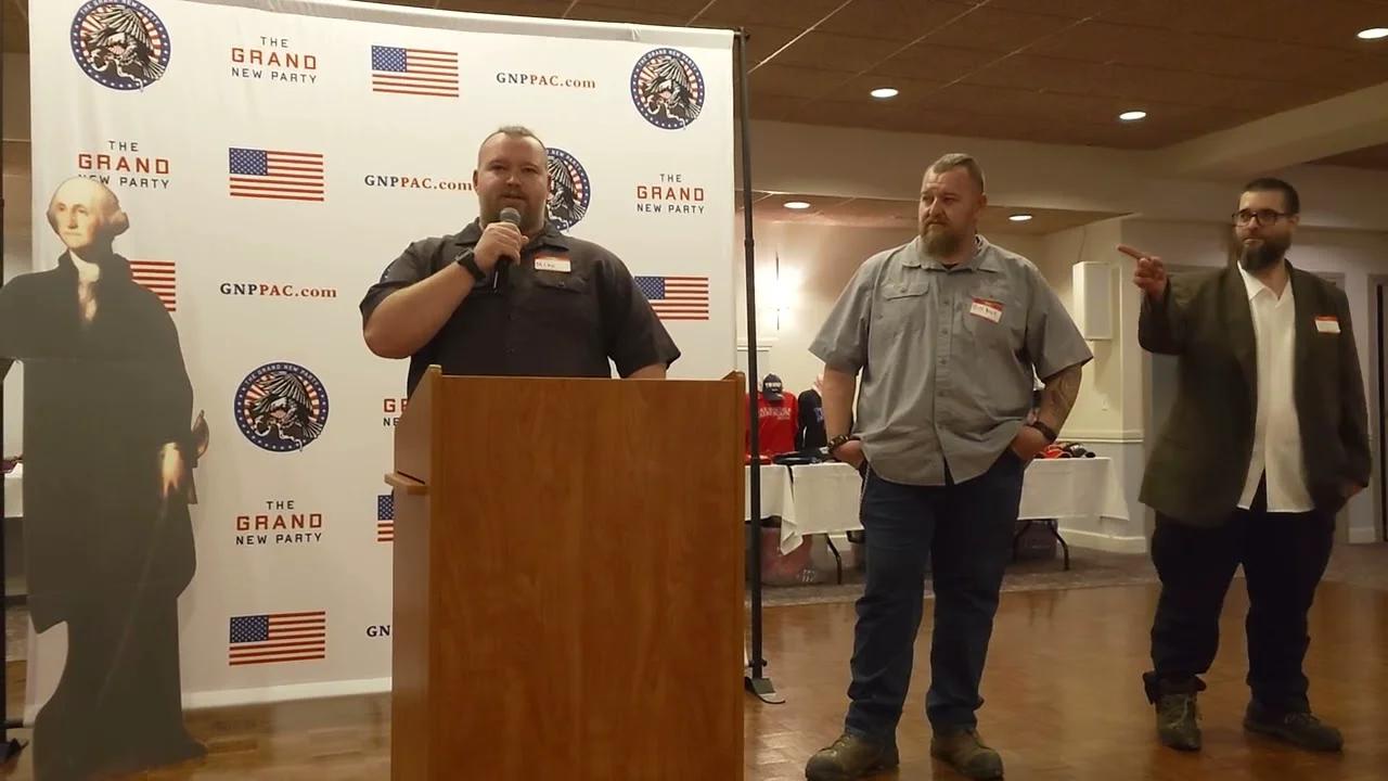 Eric Molitor and Mike and Bill Null speak at the GNP Washington Day ...