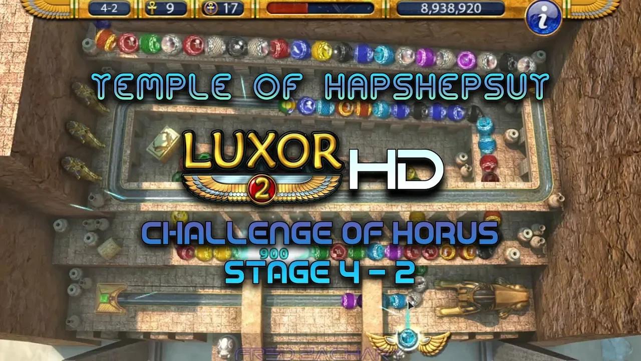 Luxor 2 HD [2012] | Challenge of Horus - Stage 4 - 2 : Temple of Hapshepsut
