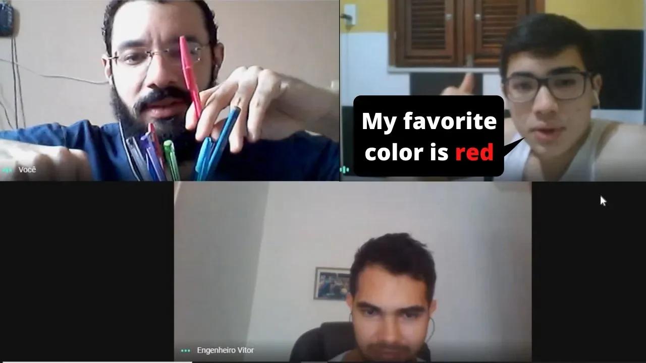 A Basic conversation about colors in English