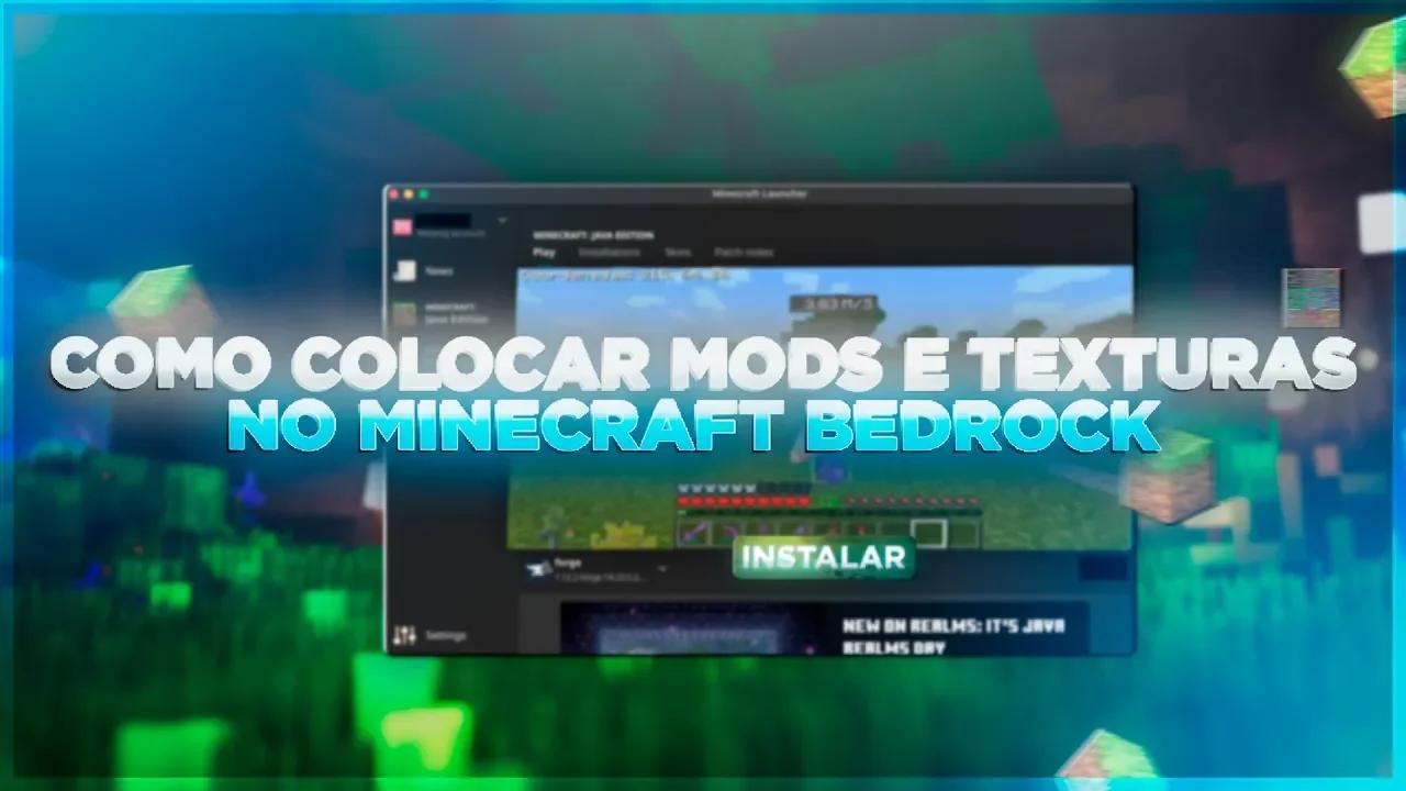 Como Instalar Mods, Texturas e Shaders no Minecraft Bedrock Edition PC! 🔥