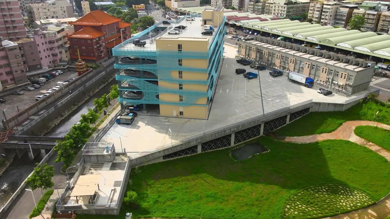Storm water detention vault in car park basement 🇹🇼 (2021-07) {aerial ...