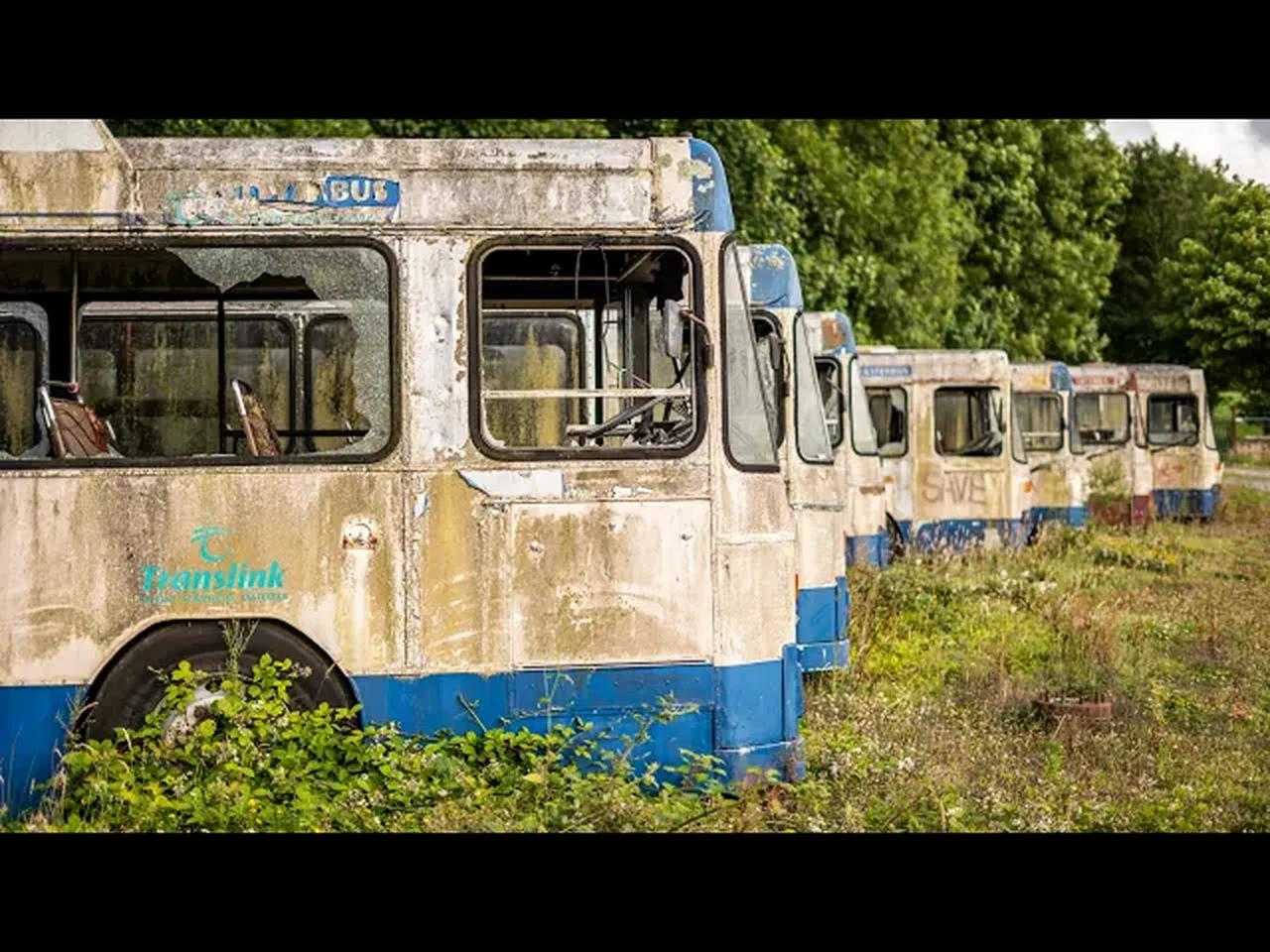 Found an Abandoned Bus Graveyard: 100s of Vehicles Left