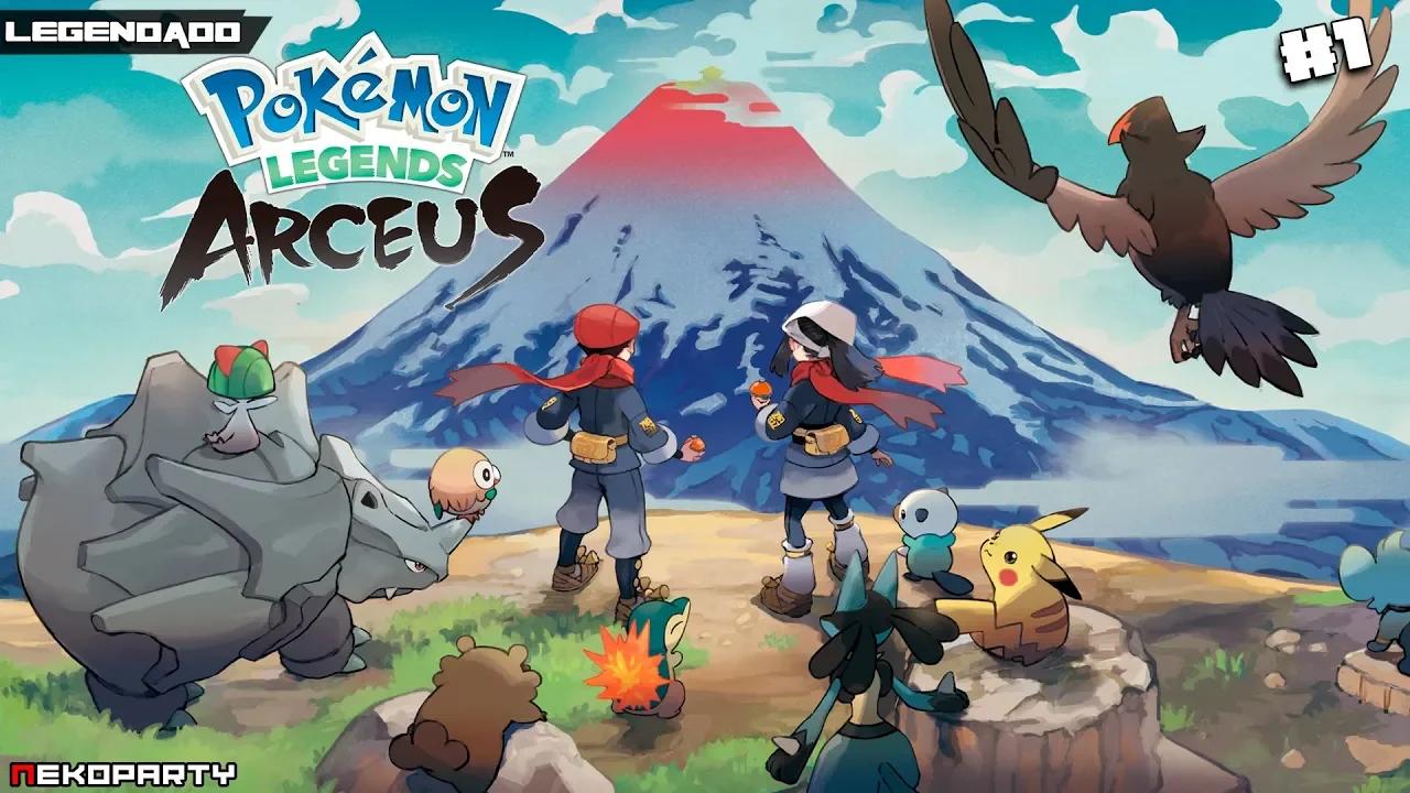 Pokémon Legends Arceus # 01 - O Início no PC (Gameplay PT-BR Português)