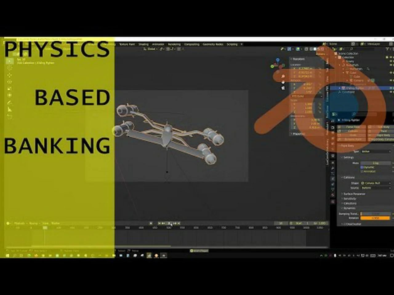 Physics Based Banking In The Curves - Following A Path