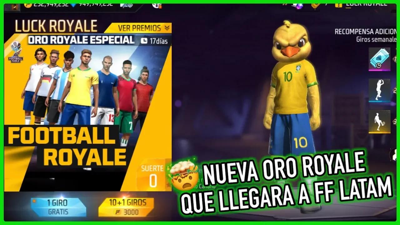 Asi es la Nueva Luck Royale De Oro Especial Que Llegara a Free Fire ...
