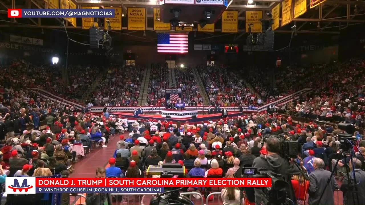 🇺🇸 Donald Trump | 'Get Out the Vote' Rally in Rock Hill, South Carolina ...