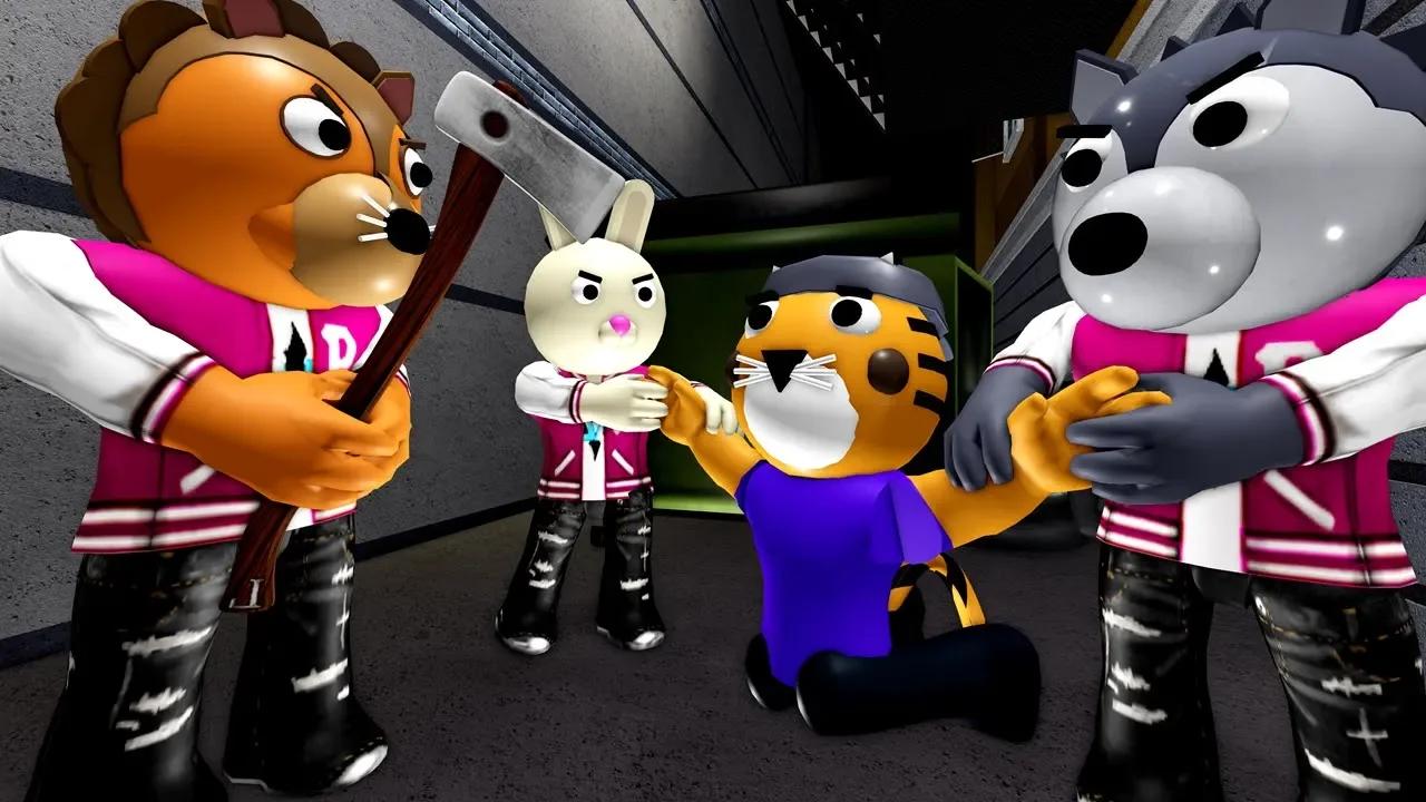 Roblox Piggy Movie - Tigry Vs Bully Fight Animation Origin Story