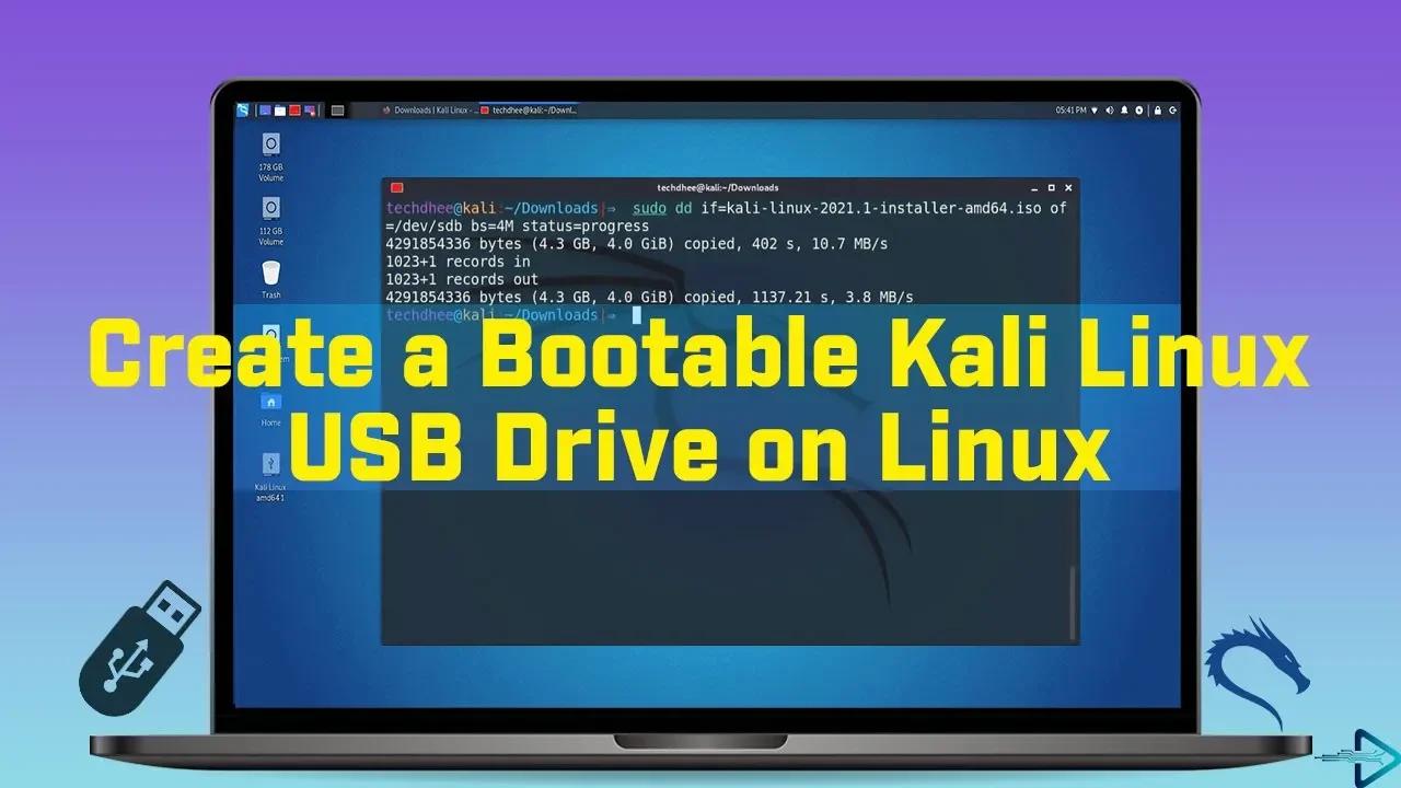 How to Create a Bootable Kali USB Drive on Linux | Kali Linux 2021.1