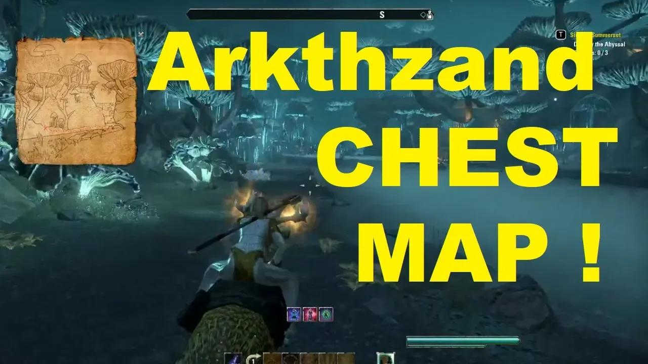 ESO Arkthzand Cavern Treasure Map Location! - (Markarth Guide) Elder ...