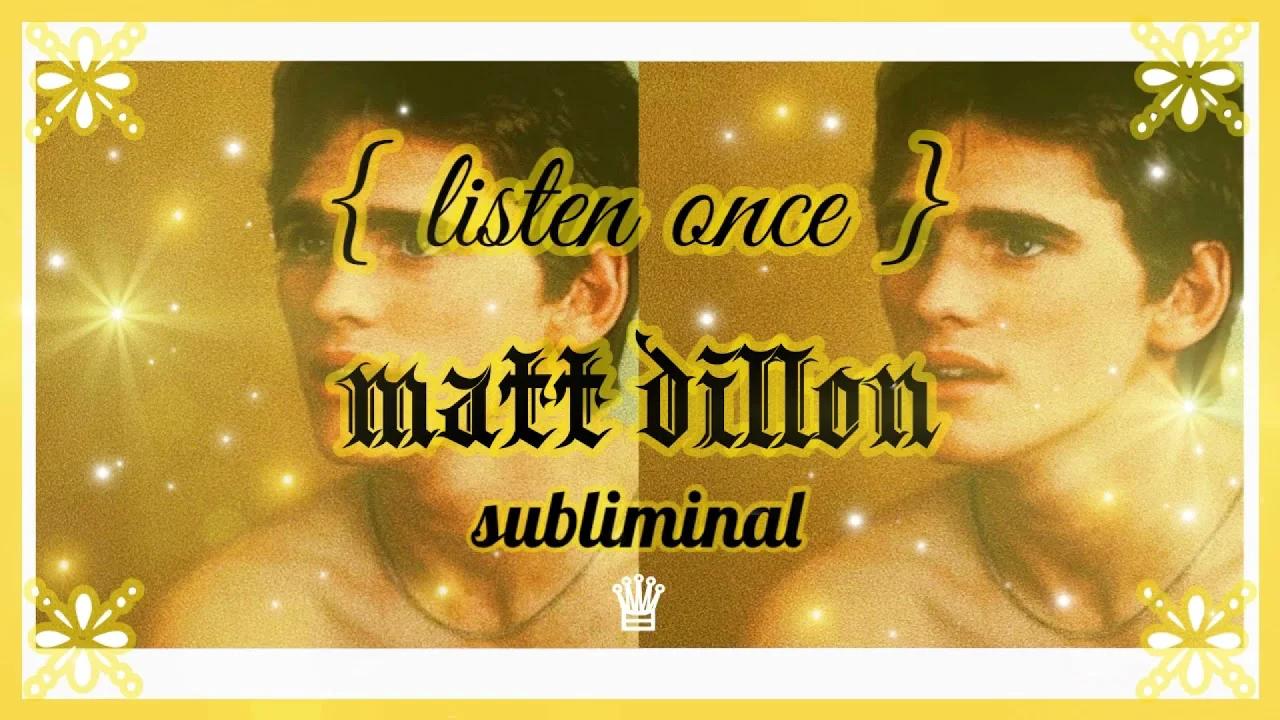 𝐌𝐀𝐓𝐓; young matt dillon carbon copy subliminal 𝙡𝙞𝙨𝙩𝙚𝙣 𝙤𝙣𝙘𝙚, 𝙧𝙖𝙞𝙣 𝙫𝙚𝙧 ...