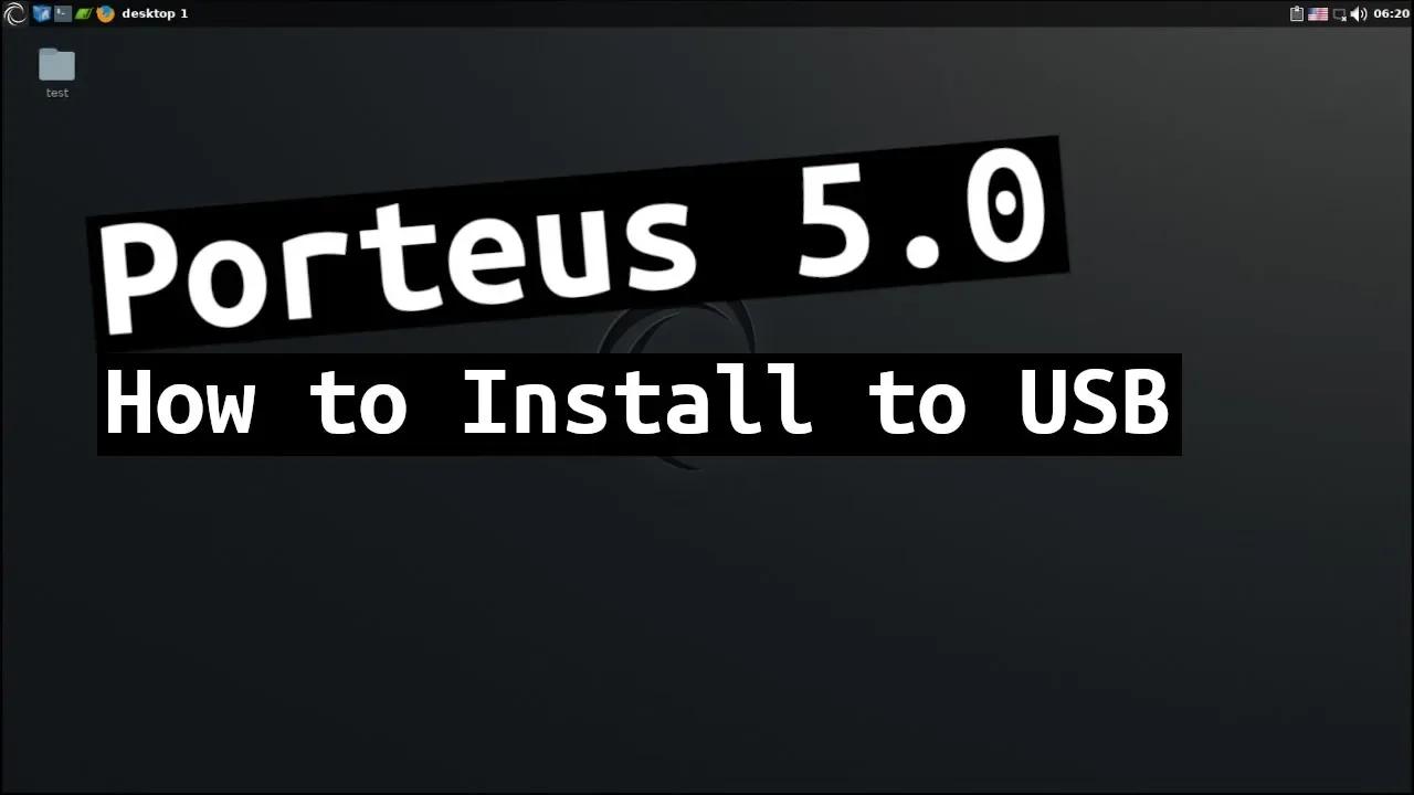 Porteus 5.0 | How to install Porteus to a USB flash drive | How to ...