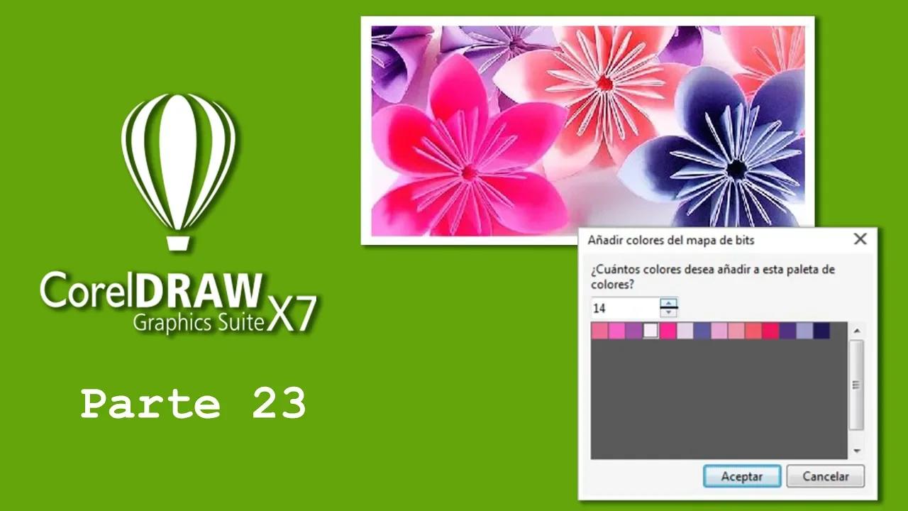Corel DRAW X7 23) La paleta de colores del documento