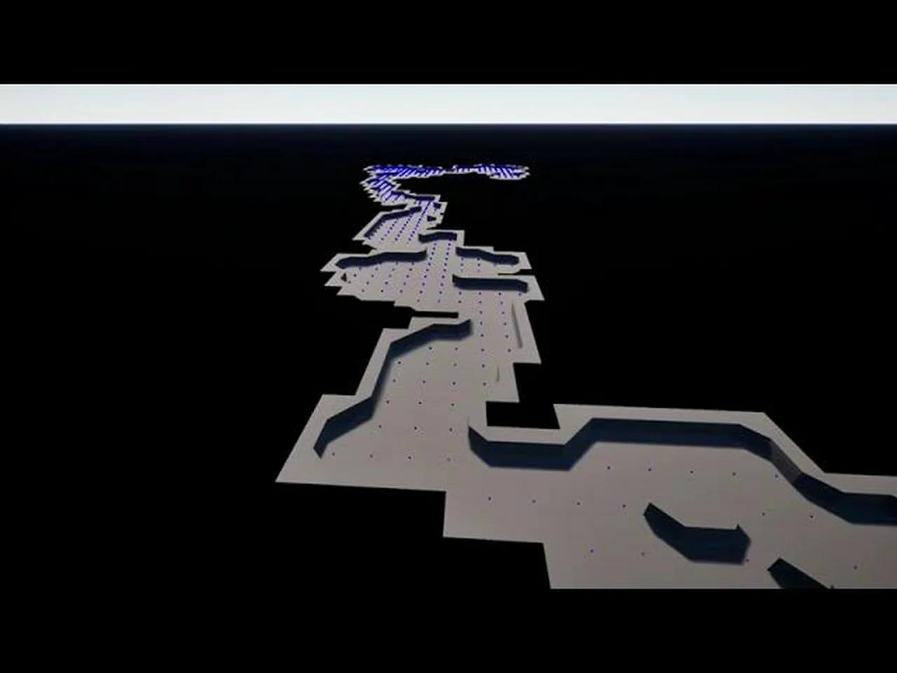 Cave generation work, marching squares.