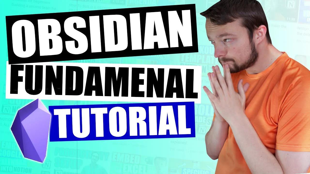 Obsidian Beginner Tutorial 2022-2023