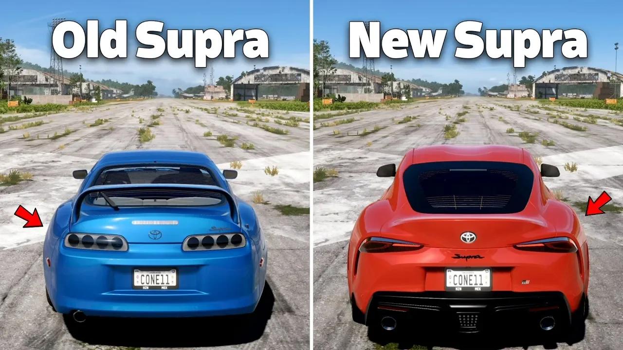 Toyota Supra RZ VS Toyota GR Supra - Forza Horizon 5 (Old Supra vs New ...
