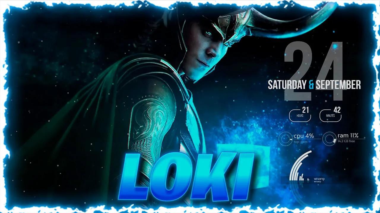 🎁Como Personalizar tu Escritorio con Windows 10 TEMA LOKI