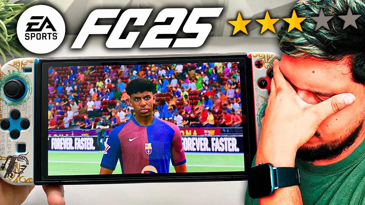 Asi es FC25 de la NINTENDO SWITCH😰 (FIFA25) Basurita⛔