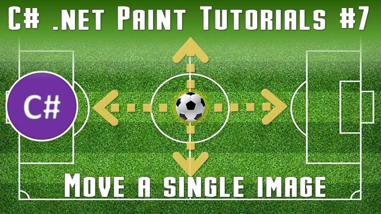 Move an image using the arrow keys in C# and windows form using paint ...