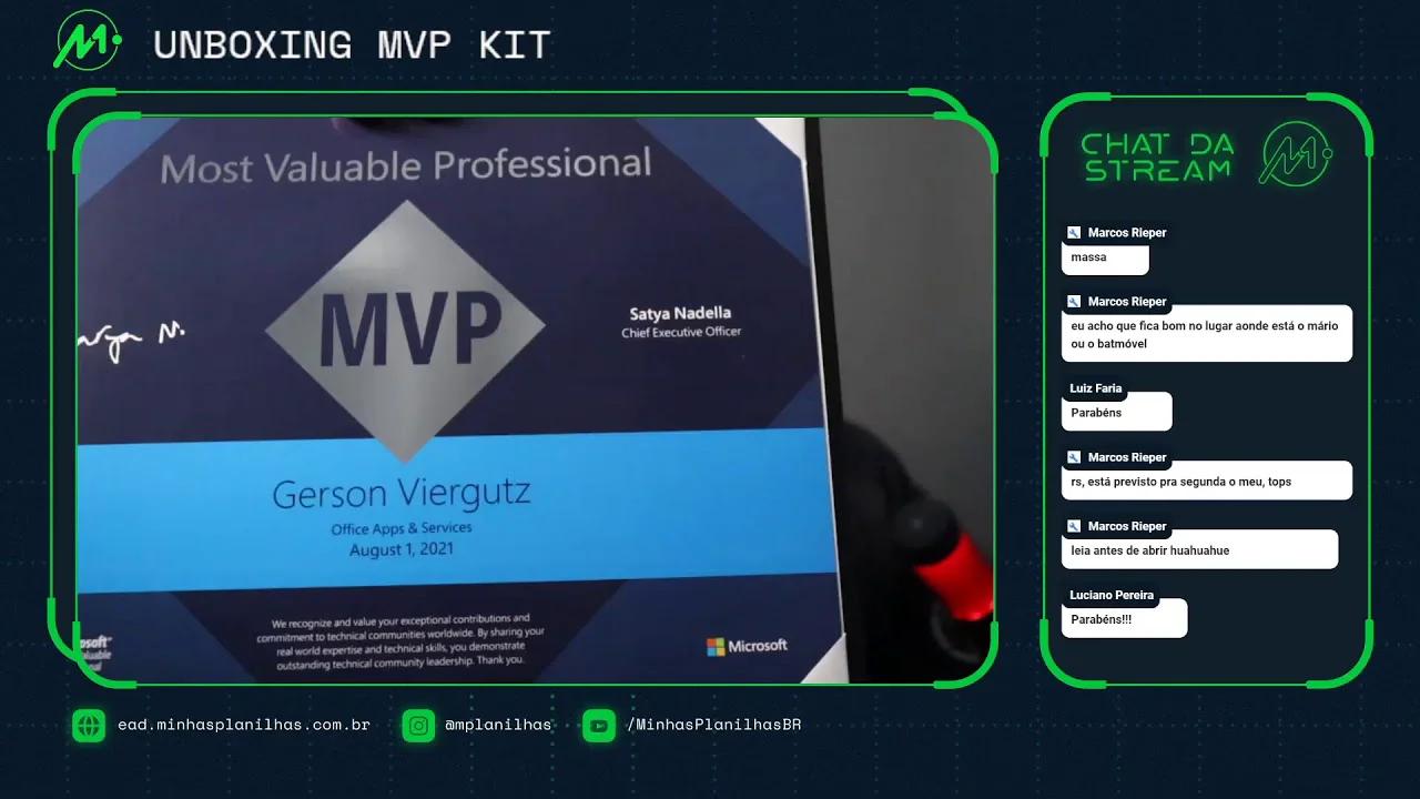 Unboxing Kit MVP Microsoft