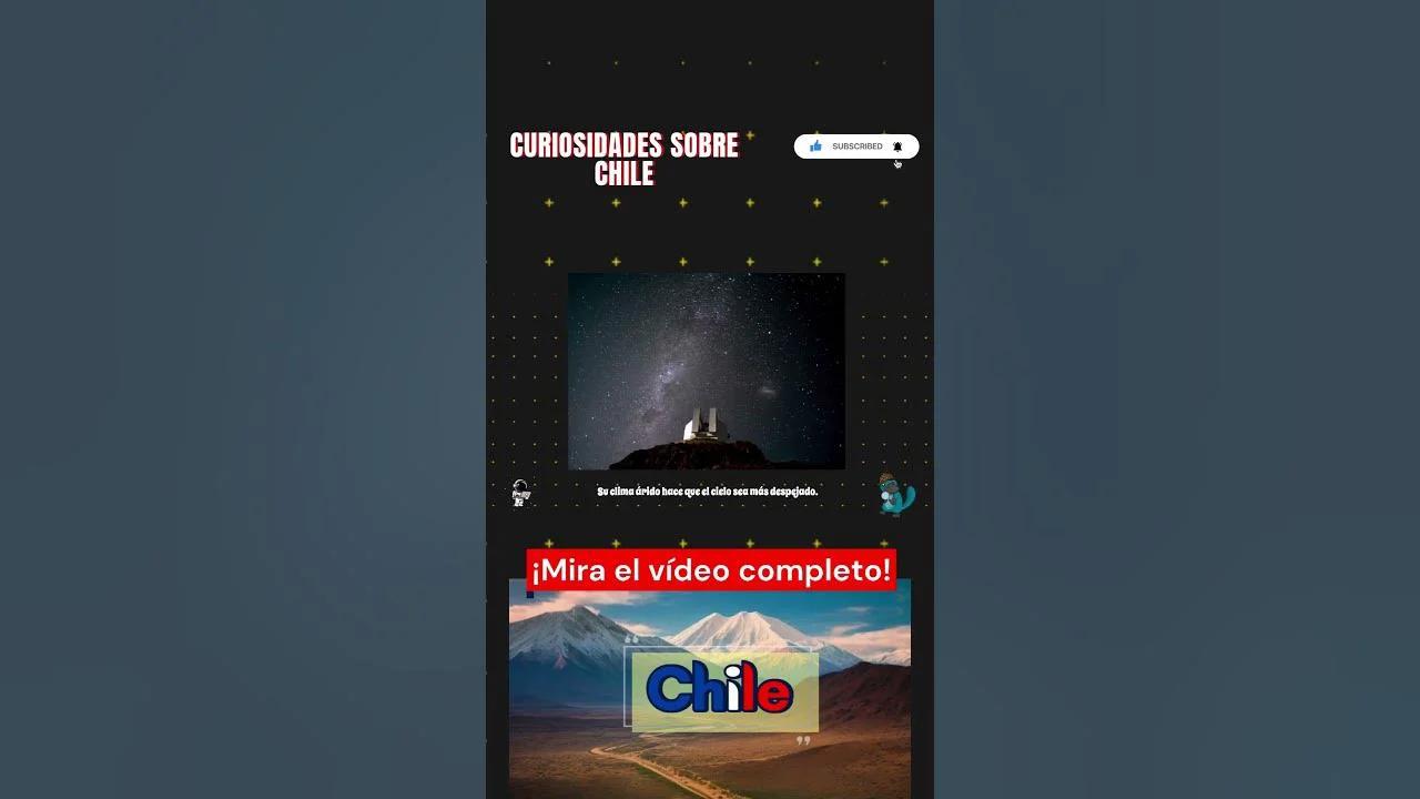 Datos interesantes sobre Chile Parte 4 #curiosidades #datosinteresantes ...