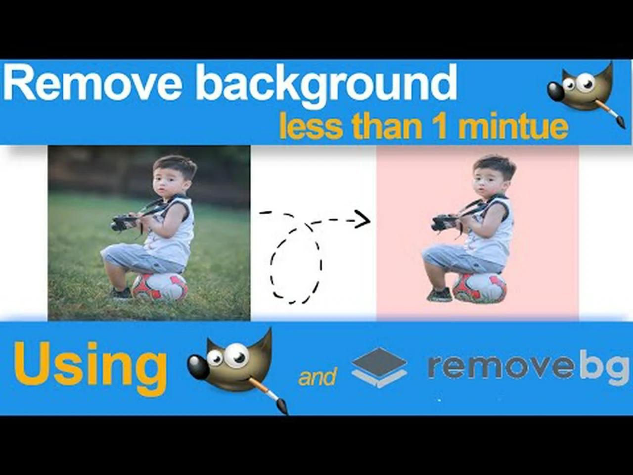 How to Remove Backgrounds and Textures with GIMP in Less Than 1 Minute