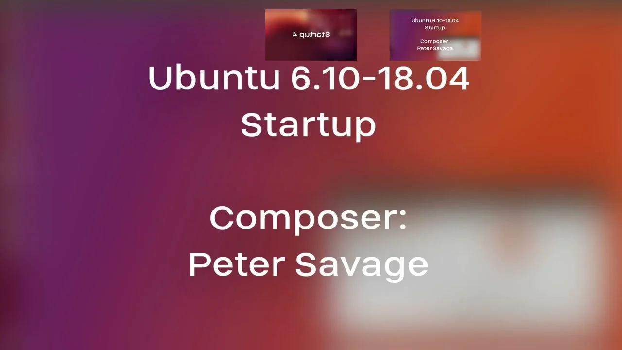 Ubuntu Startup and Shutdown Sounds - Sparta Afilia Remix