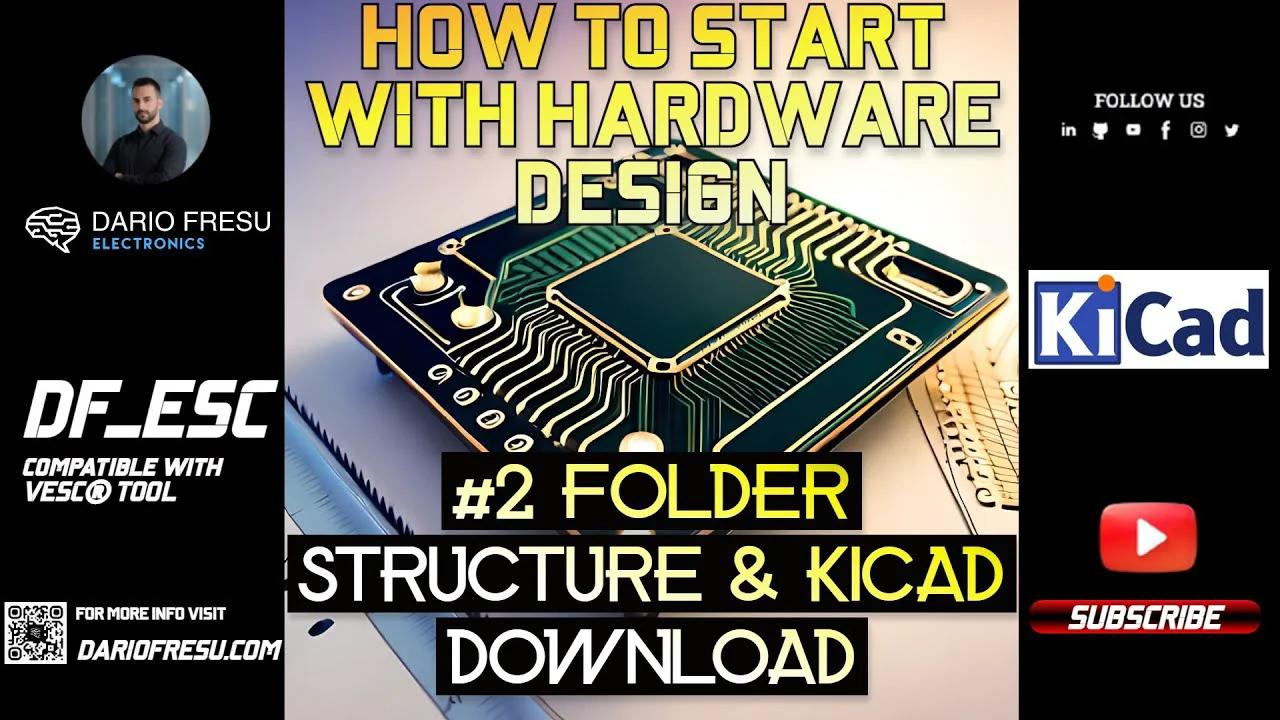 PCB Design with KiCAD| #2 Optimal Folder Structure & KiCad Download: Master PCB Design