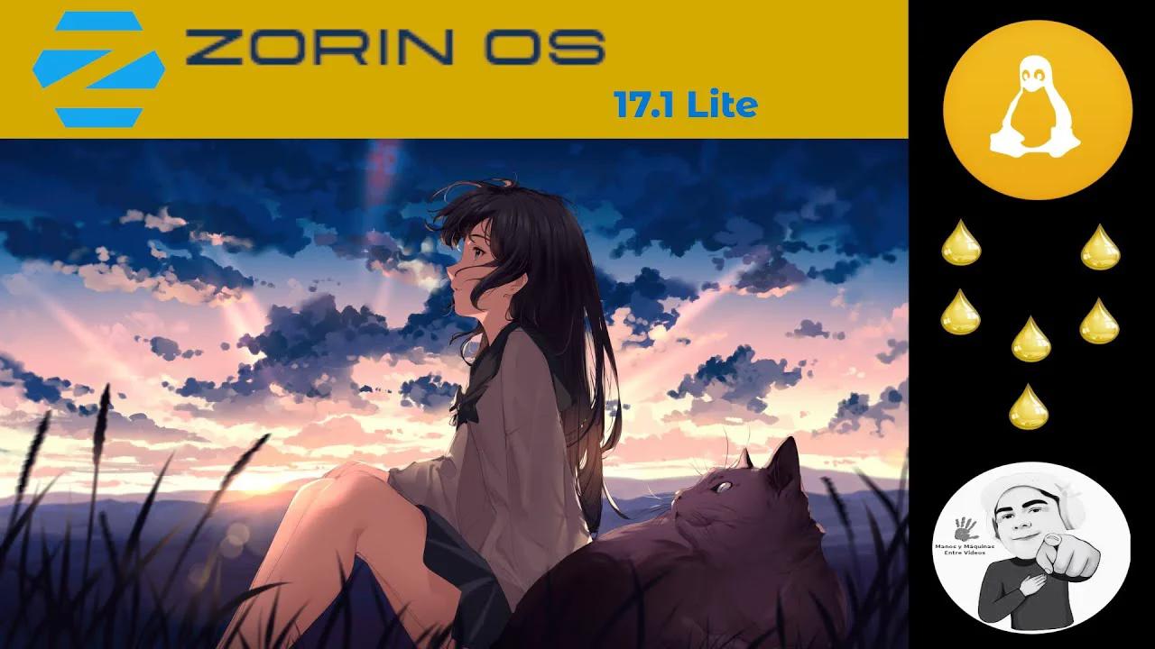 Zorin Os 17.1 Lite la versión con XFCE y su apariencia acorde a la versión core